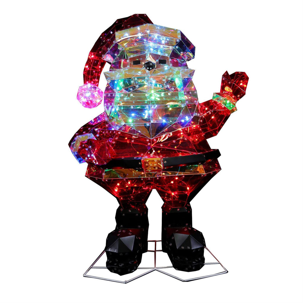 Department 56 Christmas Basics: Lit Prism Santa Claus – Sparkle Castle