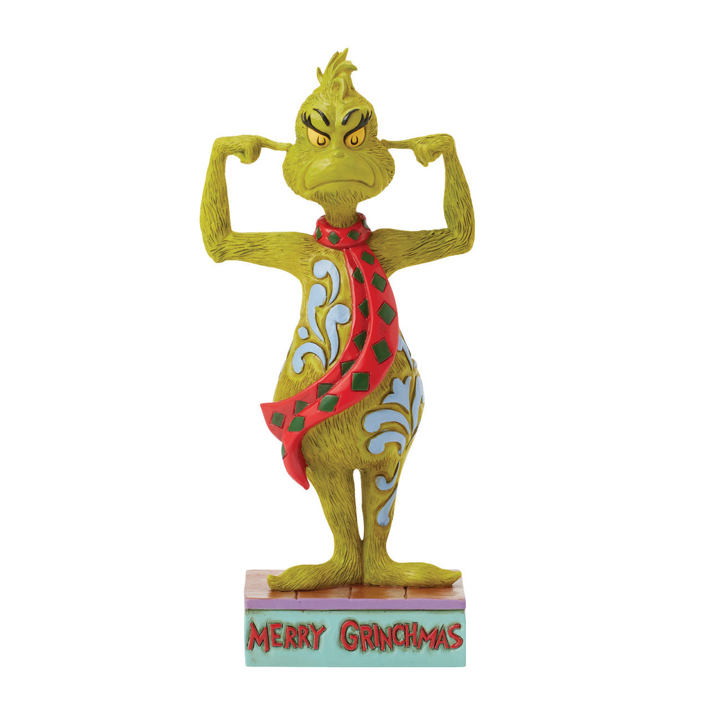 Jim Shore The Grinch: Grinch Plugging His Ears Figurine – Sparkle Castle