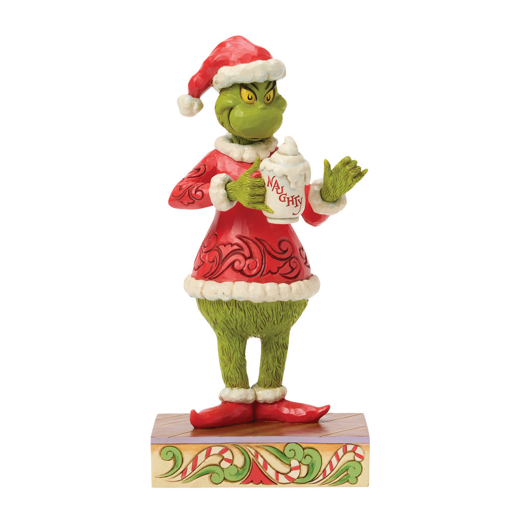 Jim Shore The Grinch: Grinch with Hot Chocolate Mug Figurine – Sparkle ...