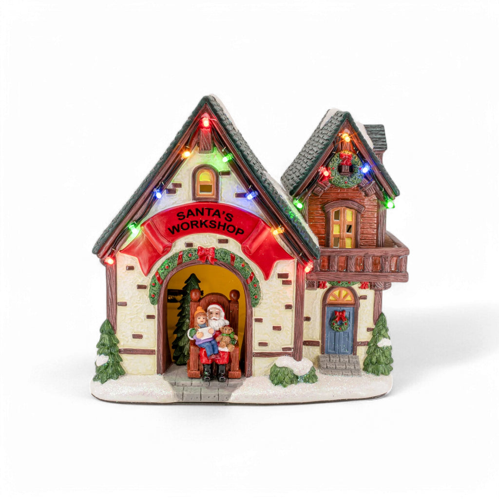 FG Square Christmas Village: Santa's Workshop – Sparkle Castle